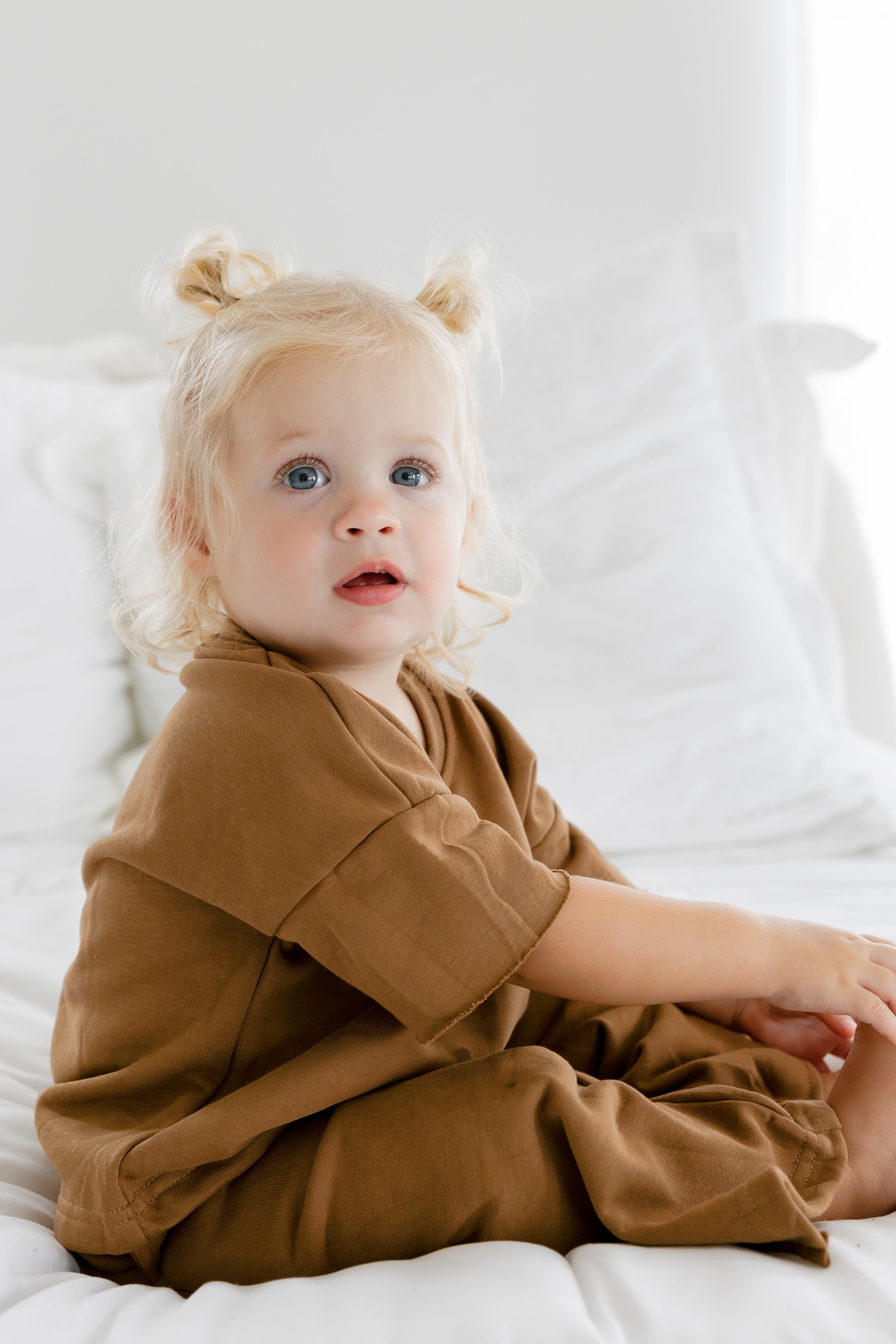 Drew Set in Brown – Consciously Baby