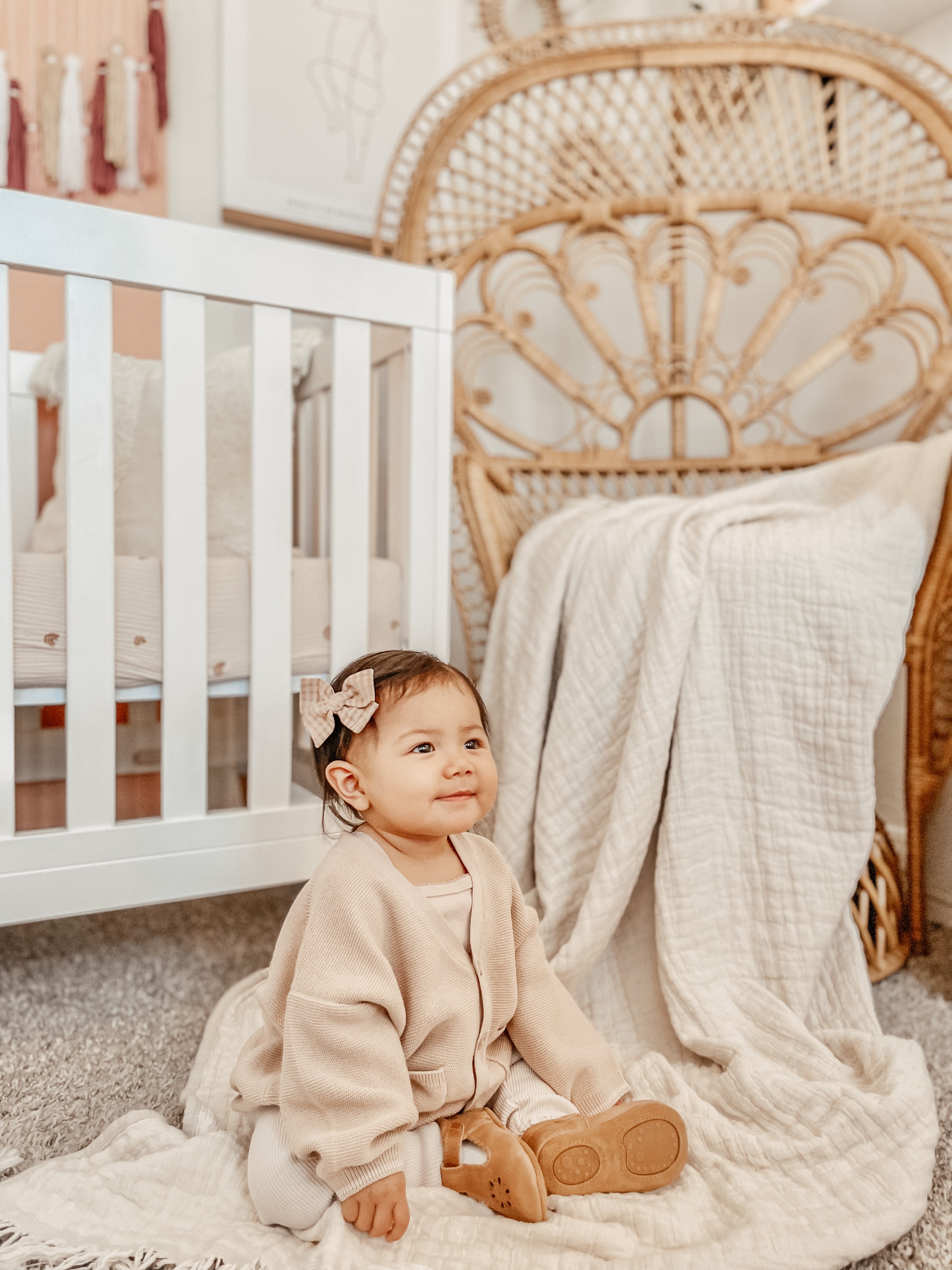 Baby Leather Petal T-Bar | Color 'Aged Camel' | Soft Sole – Consciously ...